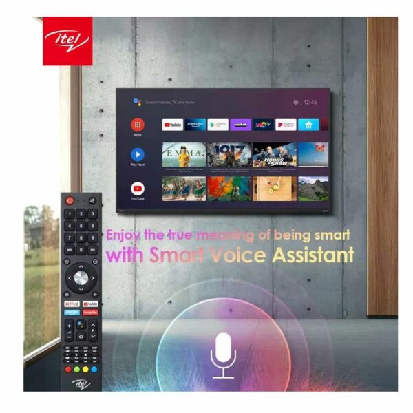 Itel Smart TV 43" Android, FHD - Bluetooth - TNT- HDR PQ Technology ...